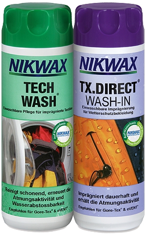 Nikwax | Reinigung - Tech Wash® und TX.Direct® Wash-In